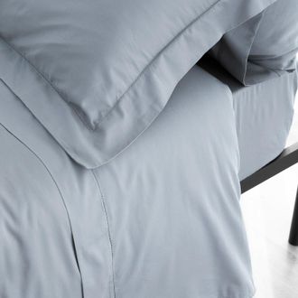 Catherine Lansfield Fantasy Sateen Blue Bettw&auml;sche-Set, 135-210 x 280 cm + Kissenbezug 50 x 155 cm