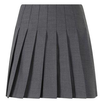 Self Portrait Plissierter Minirock - - Skirts - Damen - Grau - S
