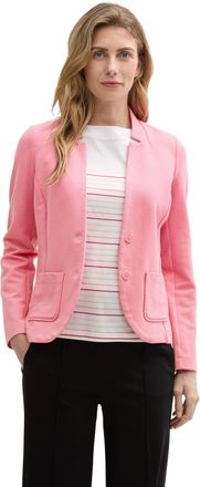 Tom Tailor Damen 1038703 Basic Ottoman Blazer mit Taschen, 15116 - Bright Rose, XL
