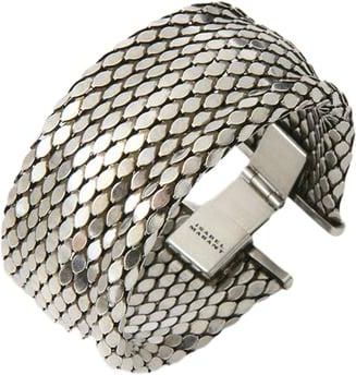 Isabel Marant Bracelet large Gaia en maille &eacute;caille