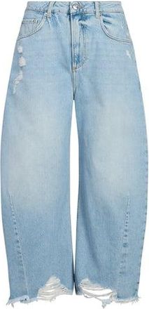 BERENICE Jean mom en coton m&eacute;lang&eacute;