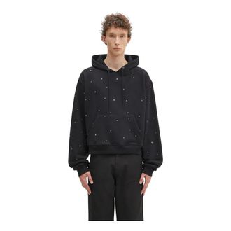 Sky High Farm Studded Hoodie - - Sweatshirts & Hoodies - Herren - Schwarzk - S