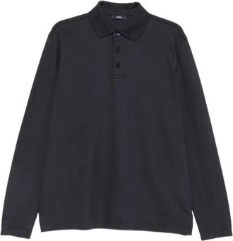 Herno Regular Fit Polo - - Tops - Herren - Blau - XL