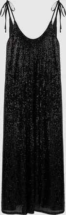 Jeanne Vouland Robe Dessy Dos Nu Sequin Noir