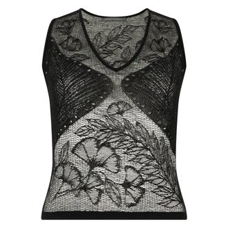 Alberta Ferretti Femme, Tops, Noir, Taille: 40 FR Hauts
