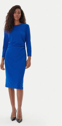 Calvin Klein Coctailkleid LV044D062G Blau Slim Fit