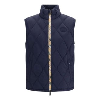 Burberry A1222 Weste - - Jackets - Herren - Blau - M