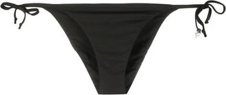 Fisico Femme, Maillots de bain, Noir, Taille: 40 FR Crystals Spaghetti Ties Bikini Bottom