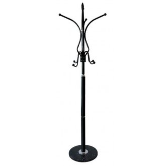 Hucoco Marlie - Garderobenst&auml;nder mit Fu&szlig; im Glamour-Stil - 53x53x180 - 2 Ebenen