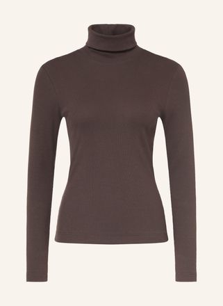 Zaida Za&iacute;da Rollkragenshirt braun