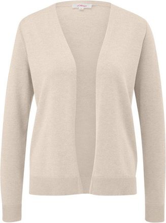 s.Oliver Strickjacke Feinstrick ohne Verschluss
