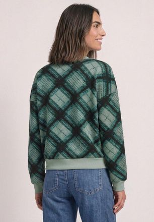 Street One Sweatshirt mit Karomuster