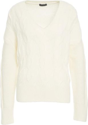 Liu Jo Damen, Strickwaren, Wei&szlig;, SGr&ouml;&szlig;e