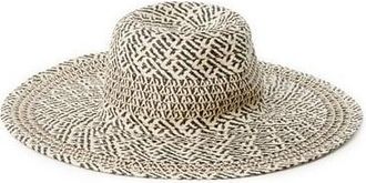 Au Printemps Paris Chapeau de paille avec fils métallisés