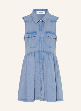 BA&SH Ba&Sh Hemdblusenkleid Ilona In Jeansoptik blau