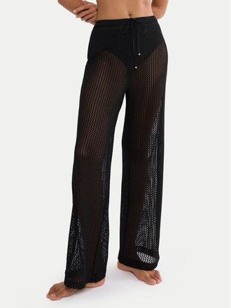 Triumph Badeshorts Beach MyWear Crochet 10226465 Schwarz Relaxed Fit