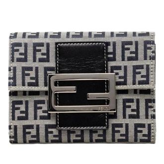Fendi Pre-owned Canvas Wallet - - Pre-owned - Damen - Grau - ONE SIZE