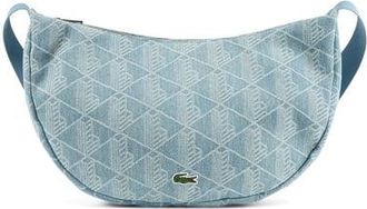 Lacoste Sac lune &agrave; bandouli&egrave;re en coton