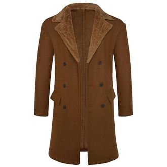 Generic Manteau Homme Hiver Chaud,Veste Anorak Classique Confortable pour Port Quotidien - D&eacute;contract&eacute; Polyvalent et Styl&eacute; Adapt&eacute; &agrave; lAutomne et lHiver (Brown,