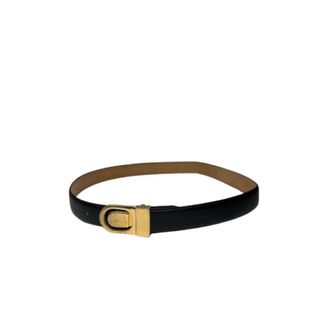 Celine Ceinture Vintage en Cuir Pre-owned - Femme - Pre-owned - Noir - Taille: ONE Size