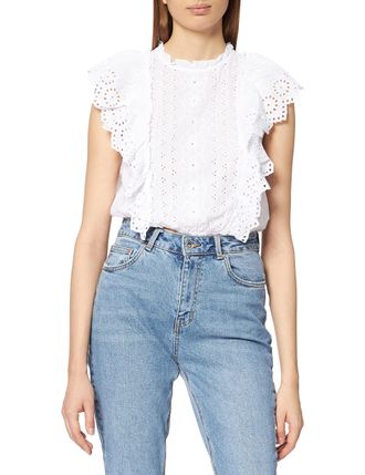 QS by s.Oliver Q/S designed by - s.Oliver Damen 2063123 Bluse, 0100, 44