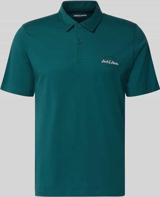 Jack & Jones Poloshirt mit Label-Print Modell BRANDON