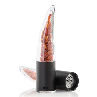 Adhoc MP213 Pepe Chilischneider - manuelle Chilimühle mit Edelstahl-SchneidWerk | Gewürzmühle für getrocknete Chilischoten | kompakter Chili Zerkleinerer | 