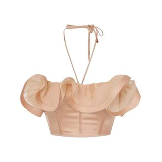 Elisabetta Franchi Damen, Oberteile, Rosa, MGr&ouml;&szlig;e