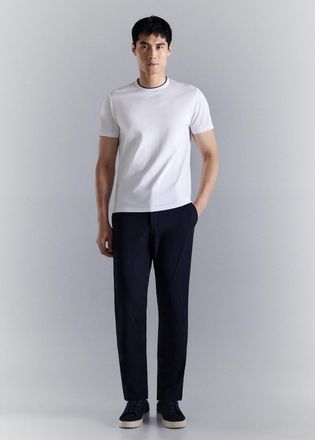 Mango Slim-fit comfort stretch t-shirt blanc - Homme - XXL - MANGO MAN