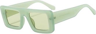 Generic Lunettes De Soleil Carr&eacute;es Tendance For Hommes Et Femmes, Conduite For Vacances En Plein Air(Green)