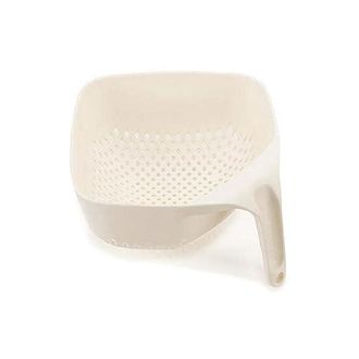 Joseph Joseph Vierecksieb, Abtropfsieb, hitzebeständig und spülmaschinenfest - Weiß