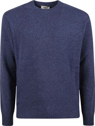 Altea Rundhals-Pullover Regular Fit - - Knitwear - Herren - Blau - M