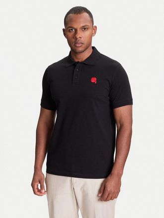 Karl Lagerfeld Poloshirt 745022 553231 Schwarz Regular Fit