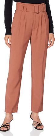 Sparkz Damen Hanna High Waist Pant Khakihose, Rot-Sand, S
