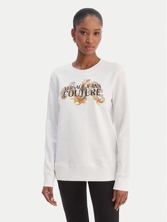 Versace Jeans Couture Sweatshirt 80HAIE02 CF00E Wei&szlig; Regular Fit