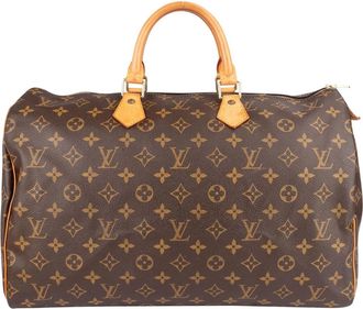 Louis Vuitton Crossbody Bags - Louis Vuitton Monogram Canvas Speedy 40 Handbag - Gr. unisize - in Braun - f&uuml;r Damen