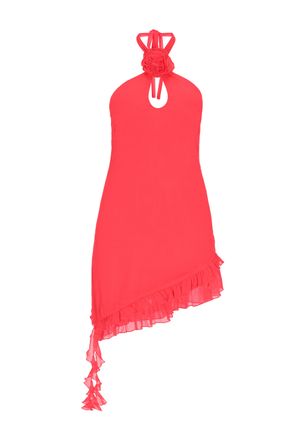 Mymo Kleid Frauen Rot