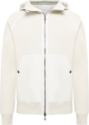 Belstaff Sweatjacke mit Kapuze und Logo-Patch am Arm in