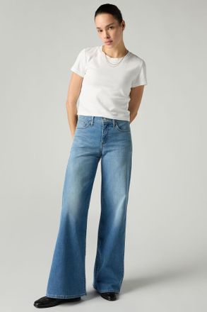 Levi's 318 Formende Wide Leg Jeans - Damen - Blau / Blau