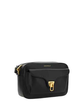 Coccinelle Womens Beat Soft Shoulder Bag Noir Calf Leather Bos Taurus