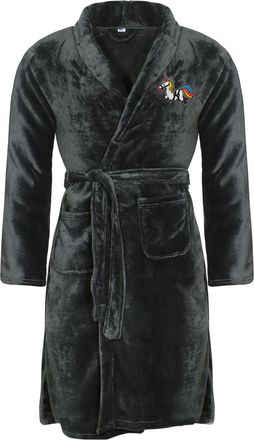 Spass Kostet Herren Männer Bademantel SM Einhorn heavy metal bad lustig witzig Grösse S - 3XL