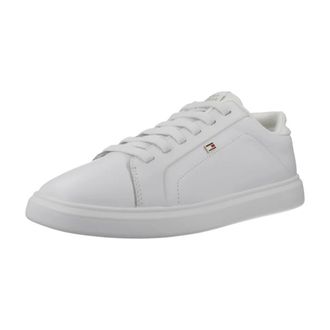 Tommy Hilfiger Femme, Chaussures, Blanc, Taille: 38 EU Icon Court Light Baskets