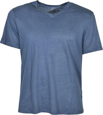 Majestic Filatures Homme, Tops, Bleu, Taille: 2XL T-Shirt