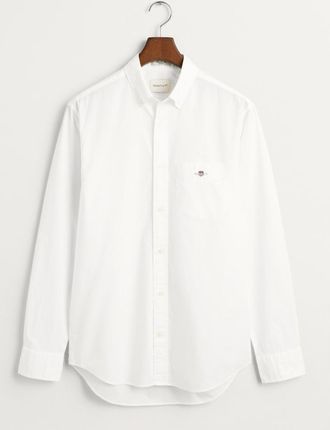 GANT Leichtes Hemd mit Brusttasche und Logo-Stitching, Regular Fit in