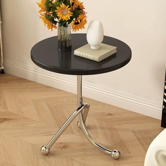 Generic Runder Beistelltische, Beistelltisch Couch Mit Kugelfu&szlig;, Abgerundeten Ecken, Hohe Stabilit&auml;T for Schlafzimmer Und Caf&eacute;S