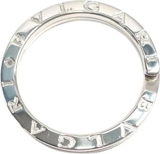 Bulgari unisex, Pre-owned, Gris, Taille: ONE Size Porte-cl&eacute;s Pre-owned Argent