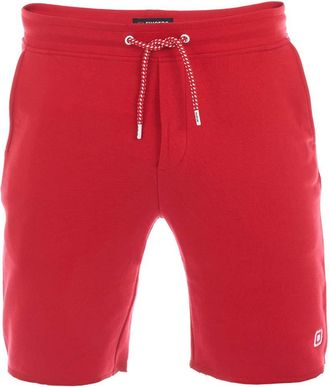 Riverso Herren Sweat Short RIVMax Kurze Sweatshorts Bermuda Sommer Sport Shorts Baumwolle Rot S, Größe:S, Farbe:Cherry Red (15300)