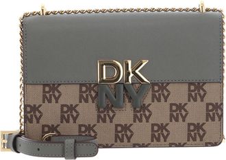 DKNY Womens Echo Small Chain Flap Bag, Chino/Olive