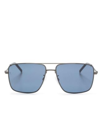 Tommy Hilfiger lunettes de soleil &agrave; monture pilote - Argent