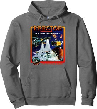 Meccano Erector Mission The Universe Modell-Raumschiff Retro Pullover Hoodie